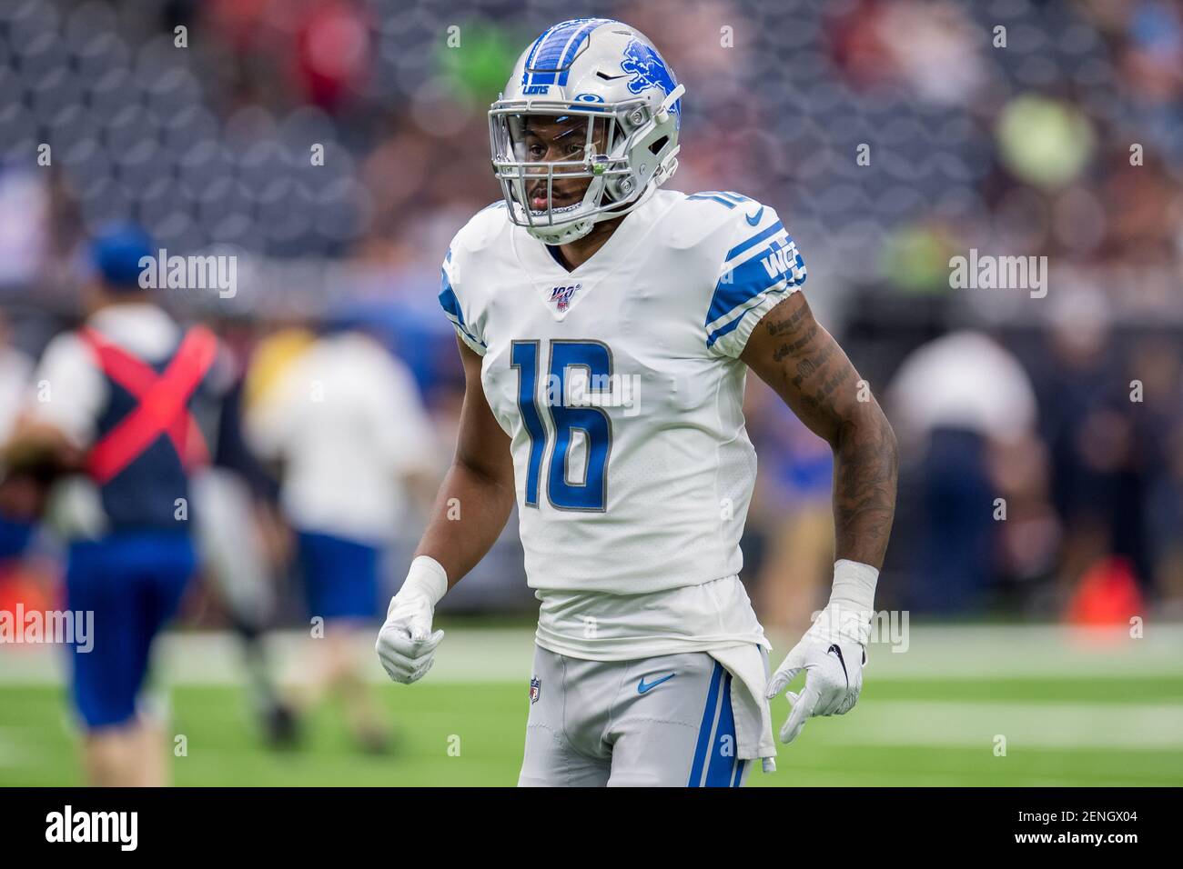August 17, 2019: Detroit Lions wide receiver Deontez Alexander (16 ...