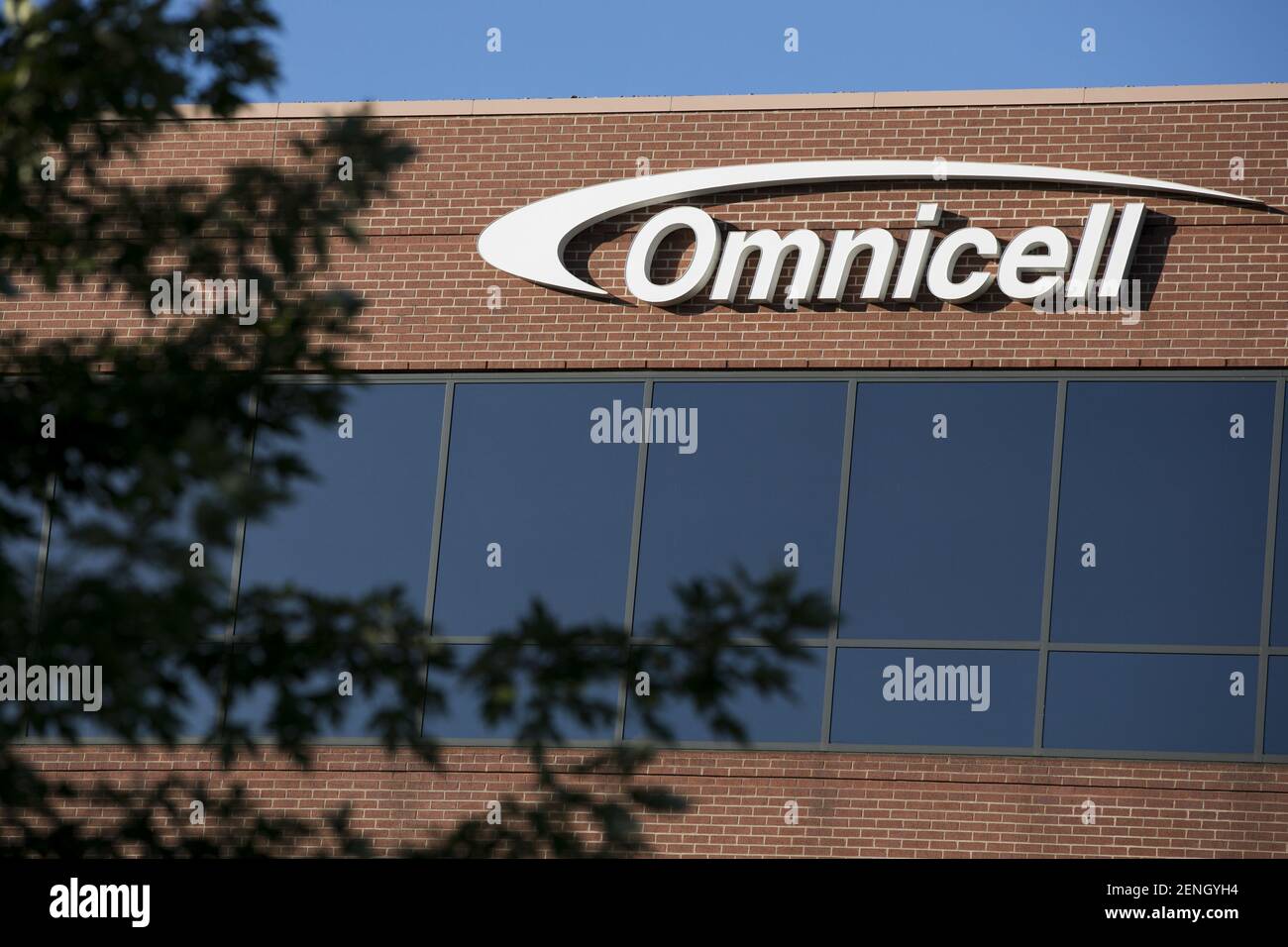 A logo sign outside of a facility occupied by Omnicell in Cranberry ...