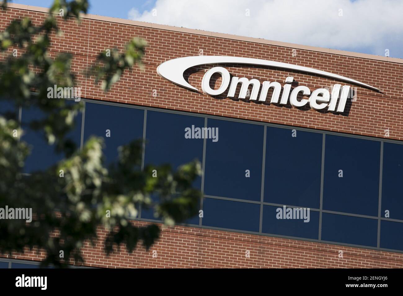 A logo sign outside of a facility occupied by Omnicell in Cranberry ...