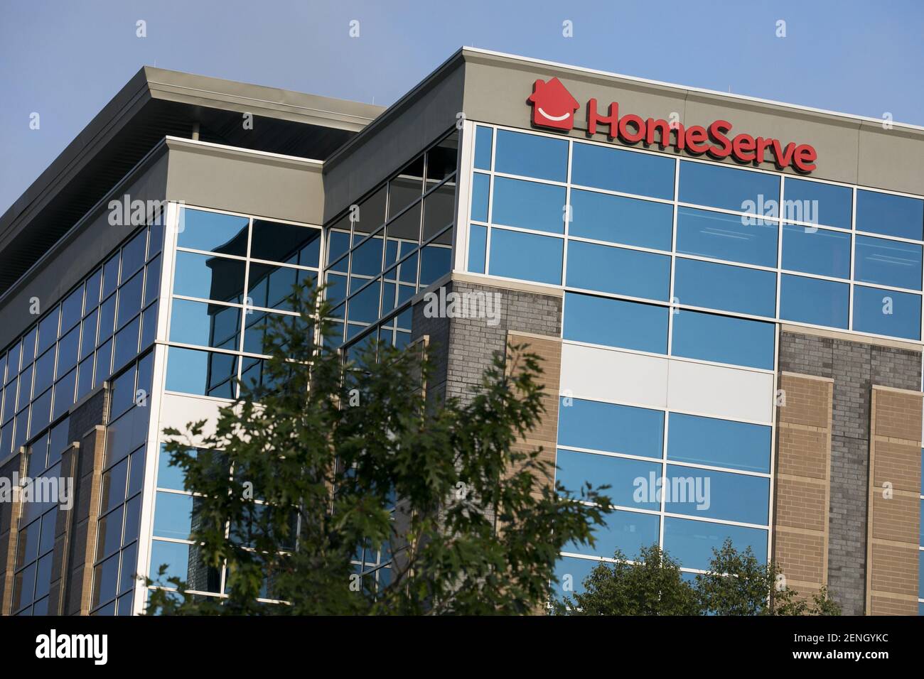 A logo sign outside of a facility occupied by HomeServe USA in Canonsburg, Pennsylvania on ...