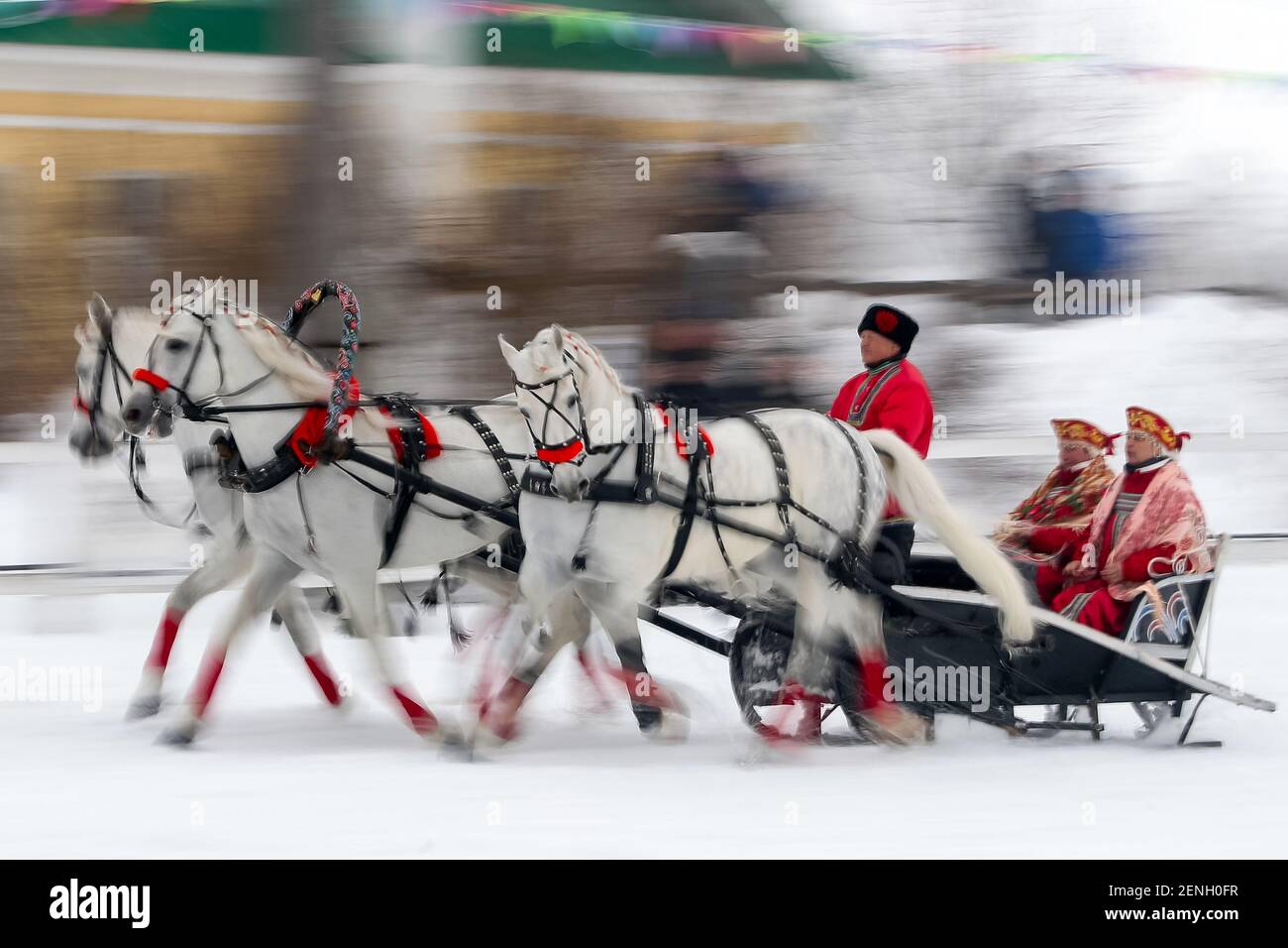 Horse Sleigh Russia High Resolution Stock Photography and Images - Alamy