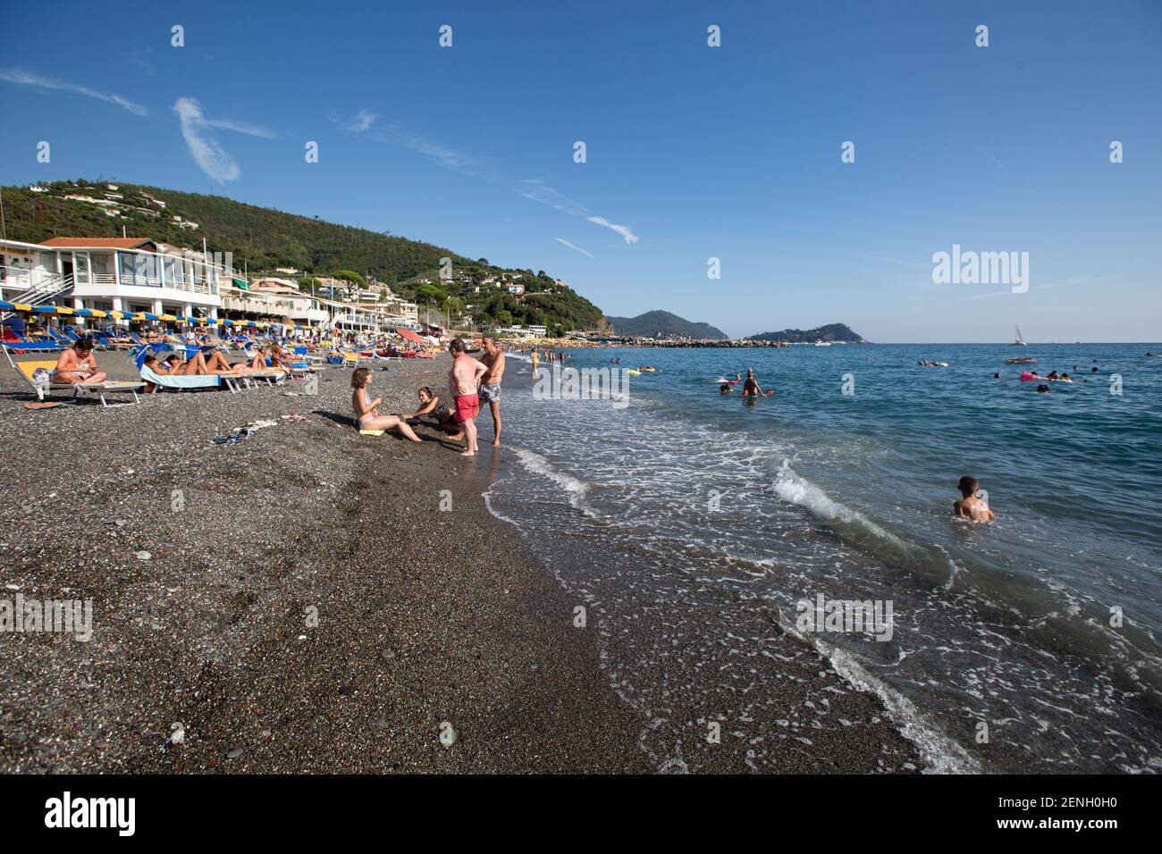 Many people used this sunny and hot day to enjoy the weather at the ...