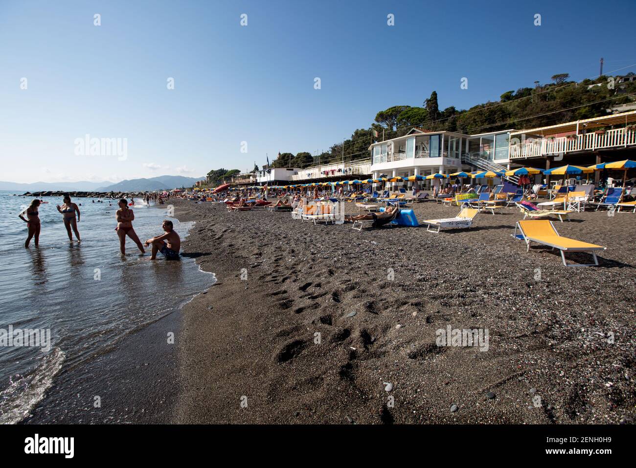 Many people used this sunny and hot day to enjoy the weather at the ...