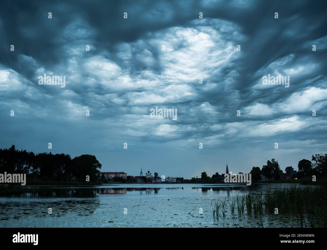 the sky is getting ready for the rain Stock Photo - Alamy