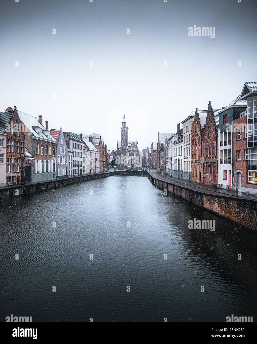 Bruges in snow Stock Photo - Alamy