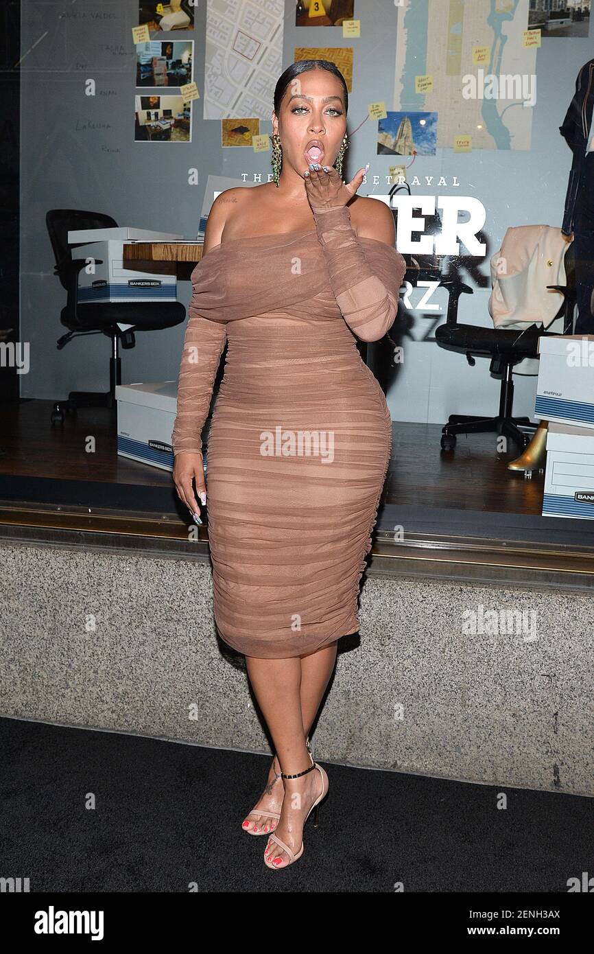 Lala Anthony attends the Saks Fifth Avenue and Starz celebration of the ...