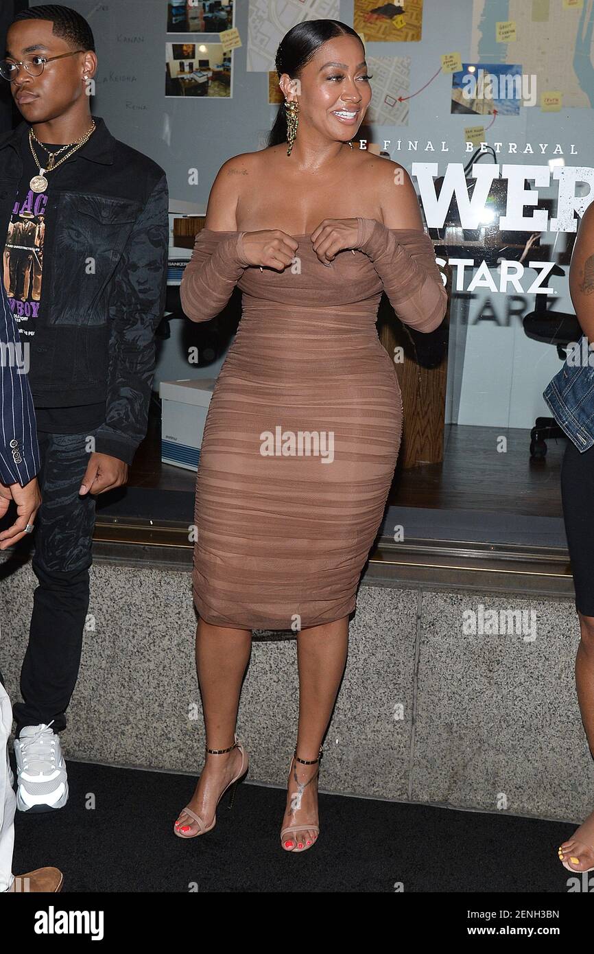 Lala Anthony attends the Saks Fifth Avenue and Starz celebration of the ...