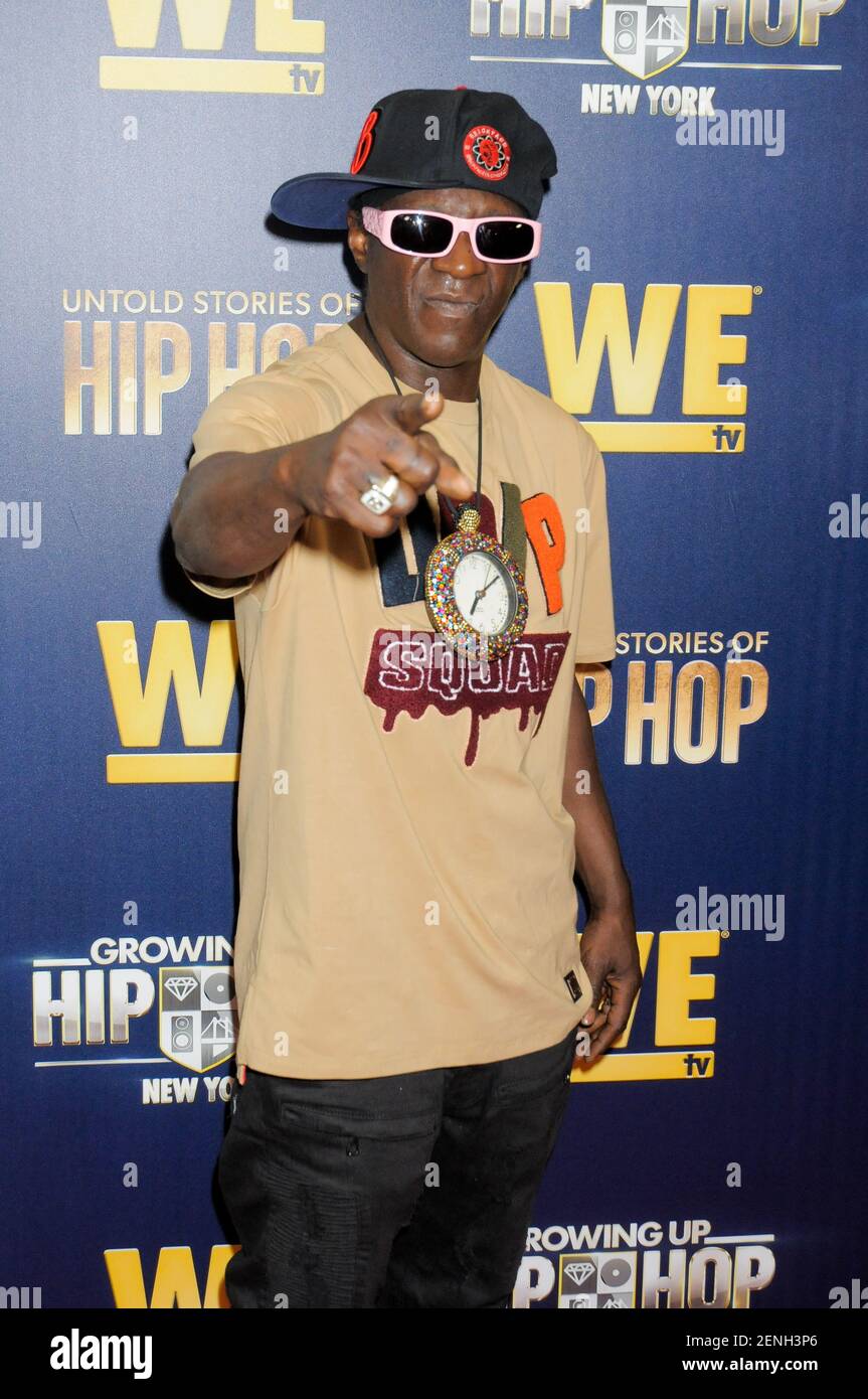 Rapper Flavor Flav attends the Growing Up Hip Hop, New York and Untold ...