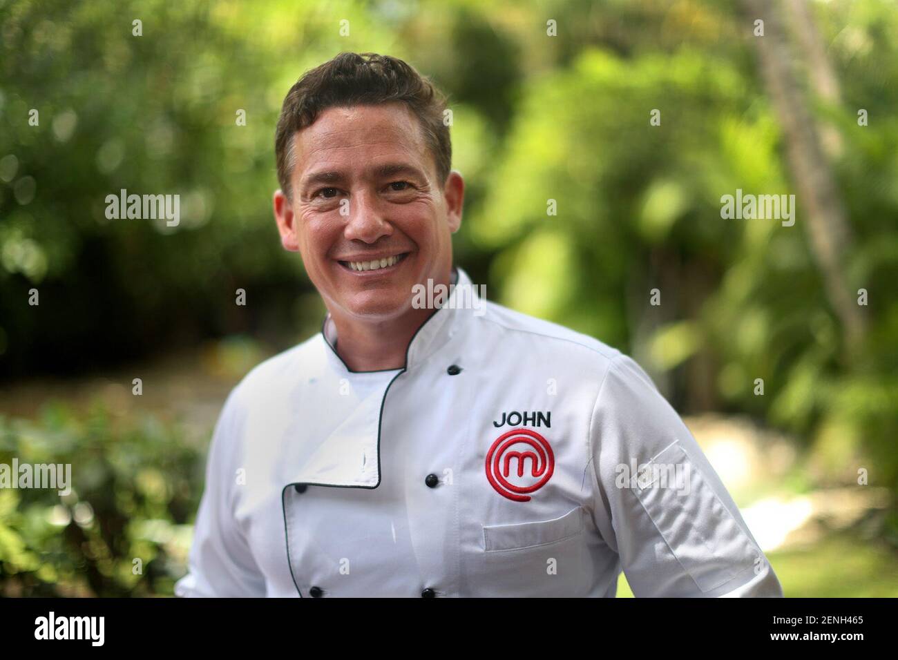 Master Chef Latino John Pardo of Miami at his home in Coconut Grove ...