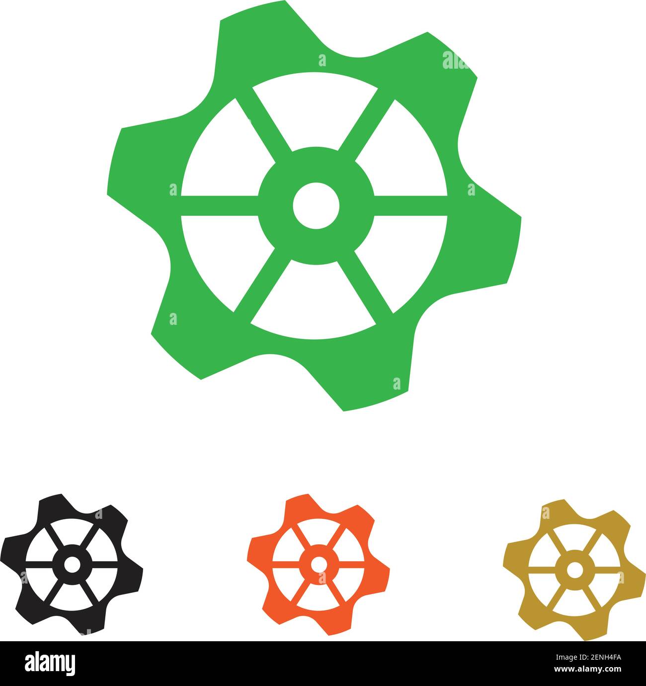 Gear Logo Template vector icon illustration design Stock Vector Image ...