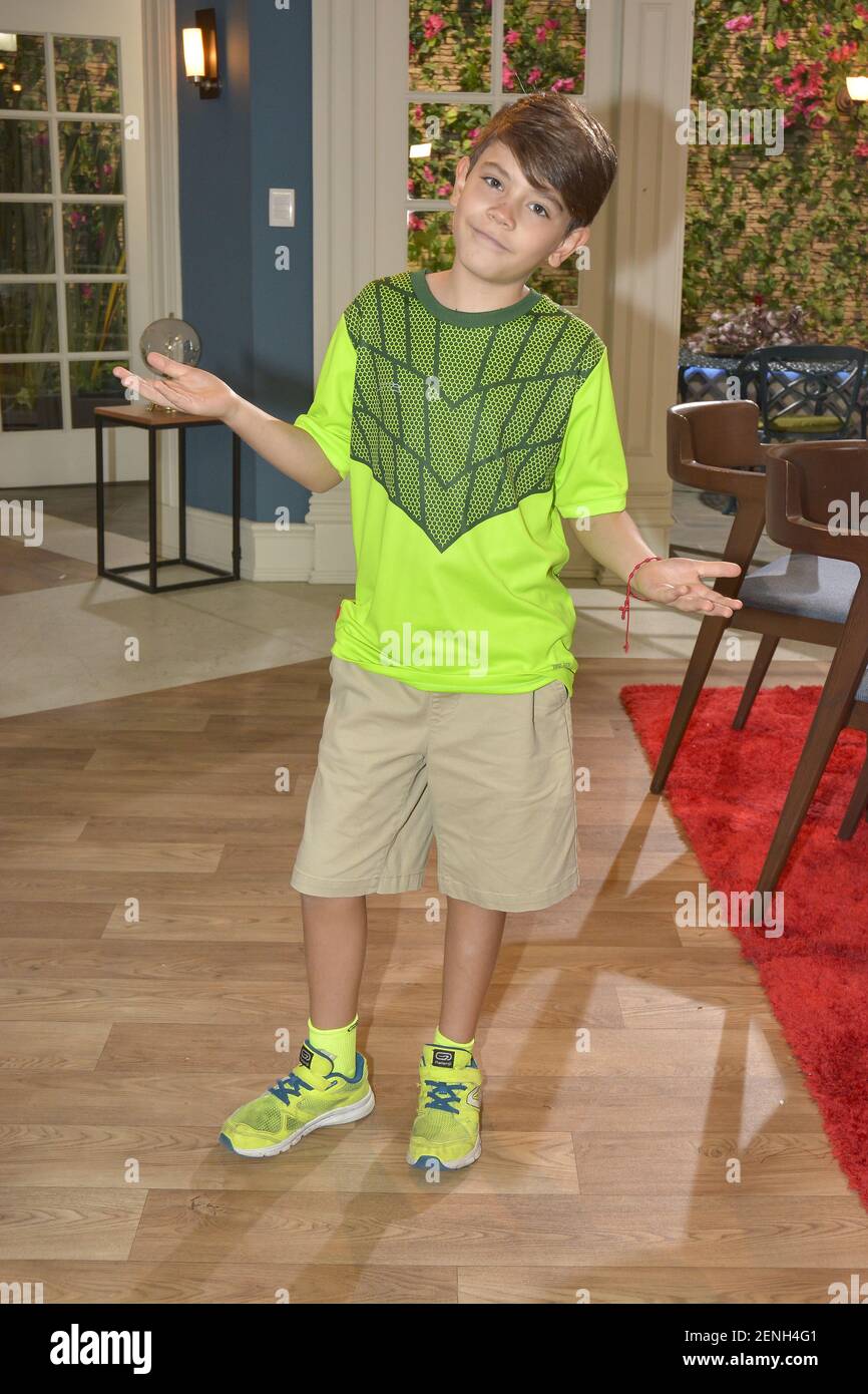 Alexander Tavizon poses for photos during the launching of the Tv ...