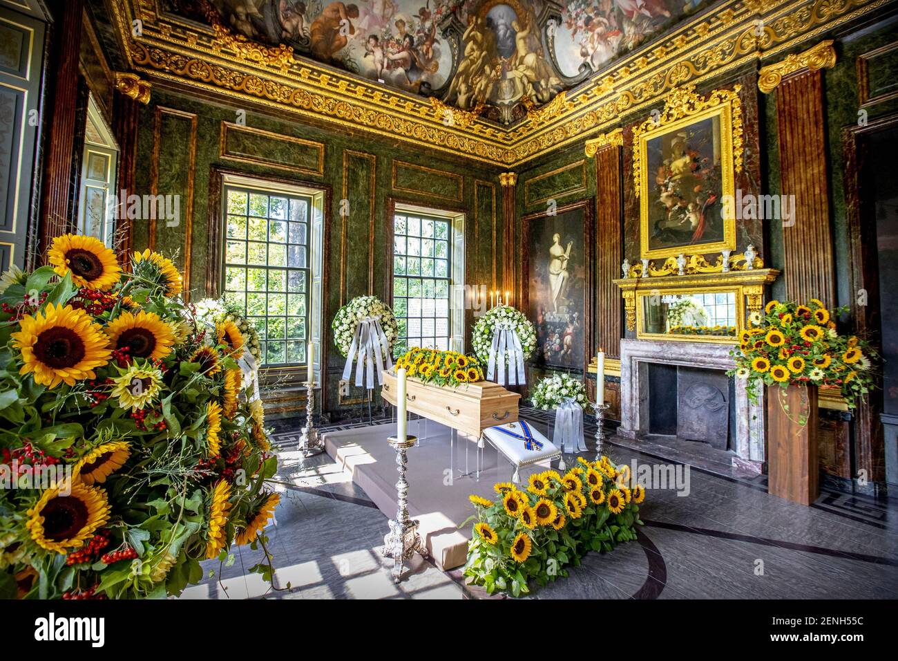 20-08-2019 Princess Christina's remains in the Koepel van Fagel on the ...