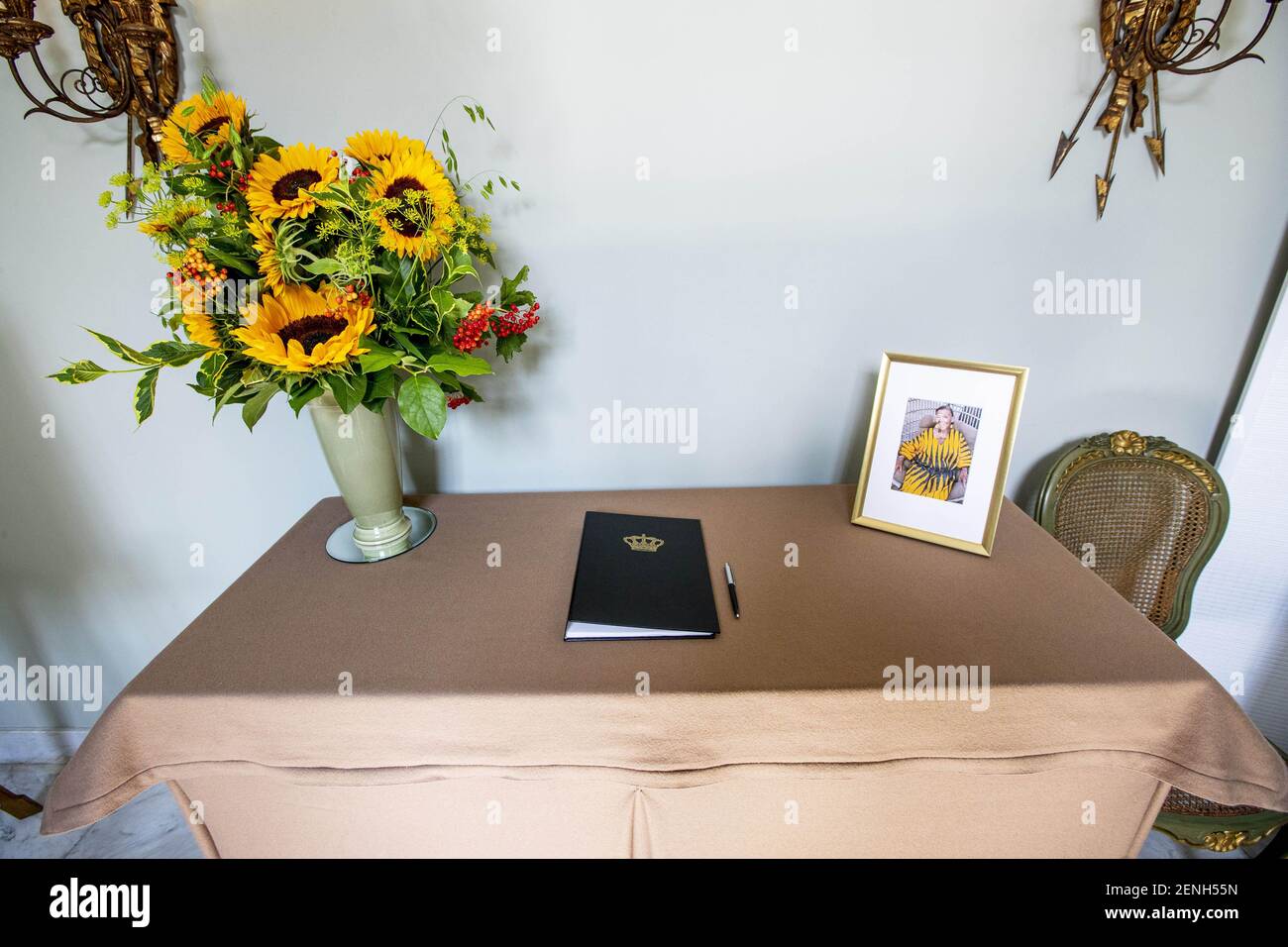 20-08-2019 Princess Christina's remains in the Koepel van Fagel on the ...