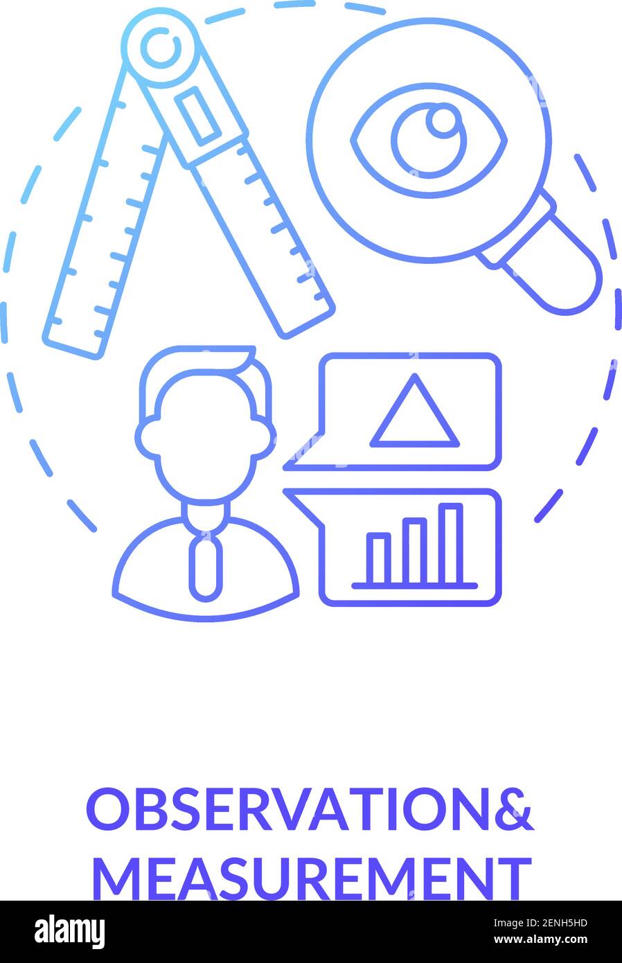 Observations and measurements concept icon Stock Vector Image & Art - Alamy