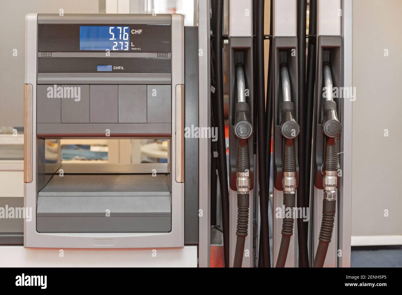 Diesel Only Filling Machine at Modern Petrol Station Stock Photo - Alamy