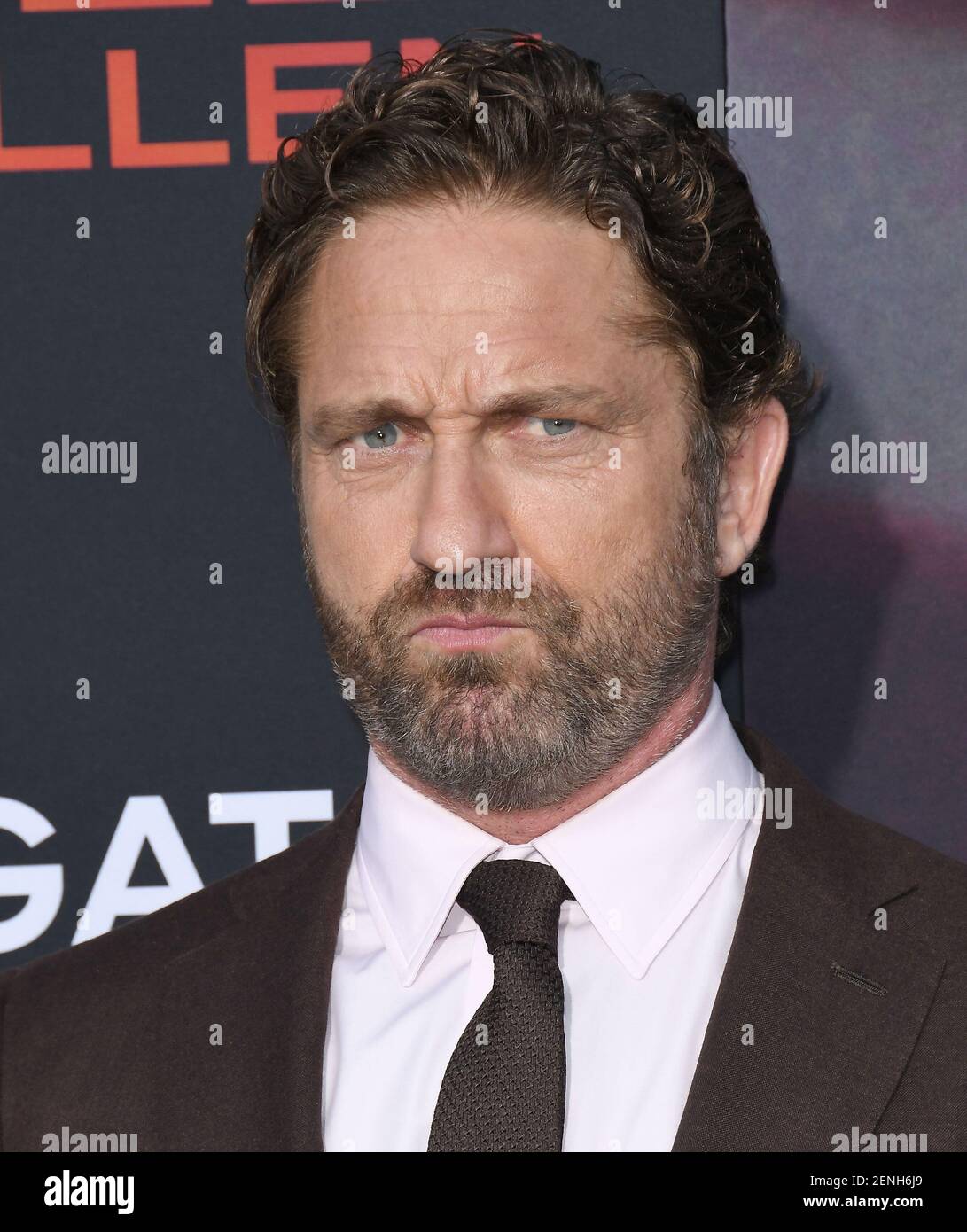 Gerard Butler at the ANGEL HAS FALLEN World Premiere held at the ...