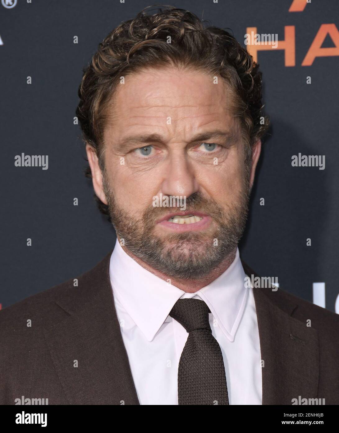 Gerard Butler at the ANGEL HAS FALLEN World Premiere held at the ...