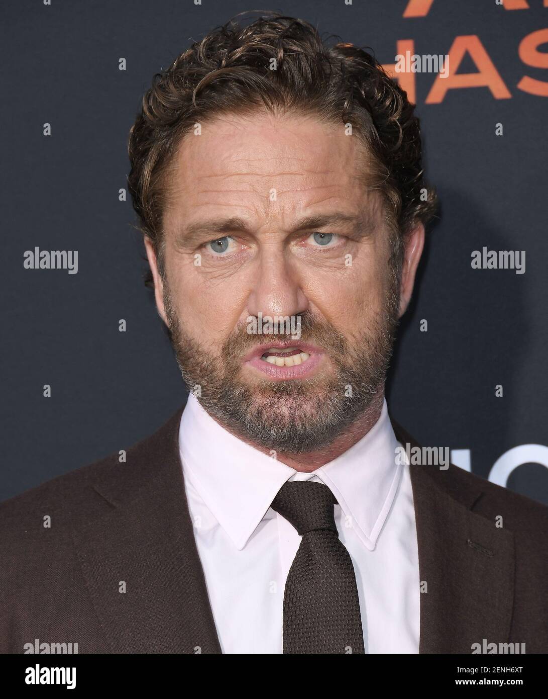 Gerard Butler at the ANGEL HAS FALLEN World Premiere held at the ...