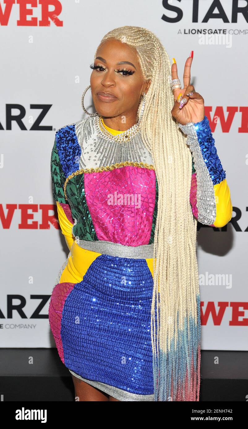 Lil Mo attends the final season world premiere of POWER at Madison ...