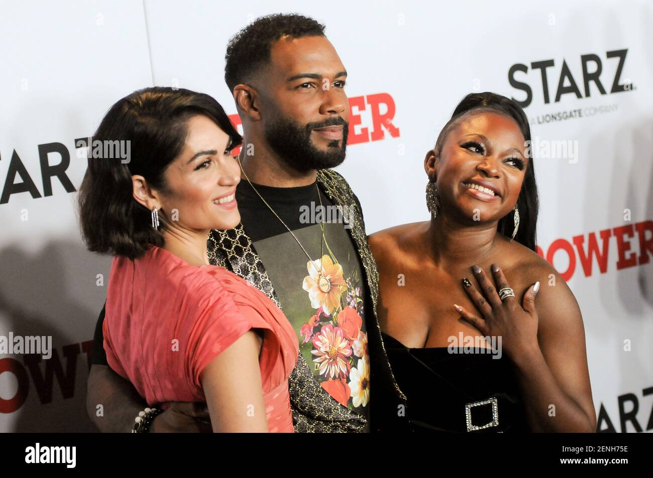(L-R) Lela Loren, Omari Hardwick and Naturi Naughton attend the Power ...