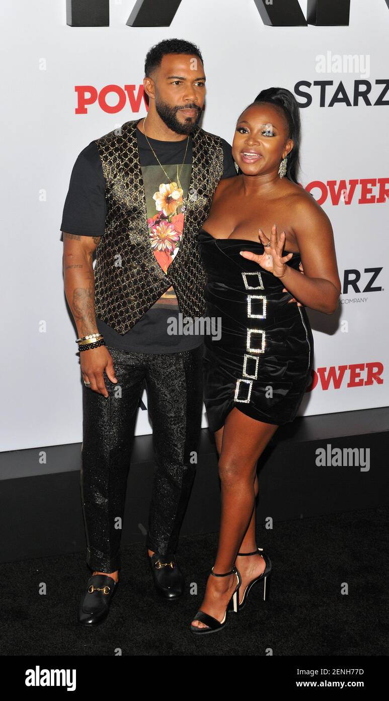 L-R: Actors Omari Hardwick and Naturi Naughton attend the final season ...