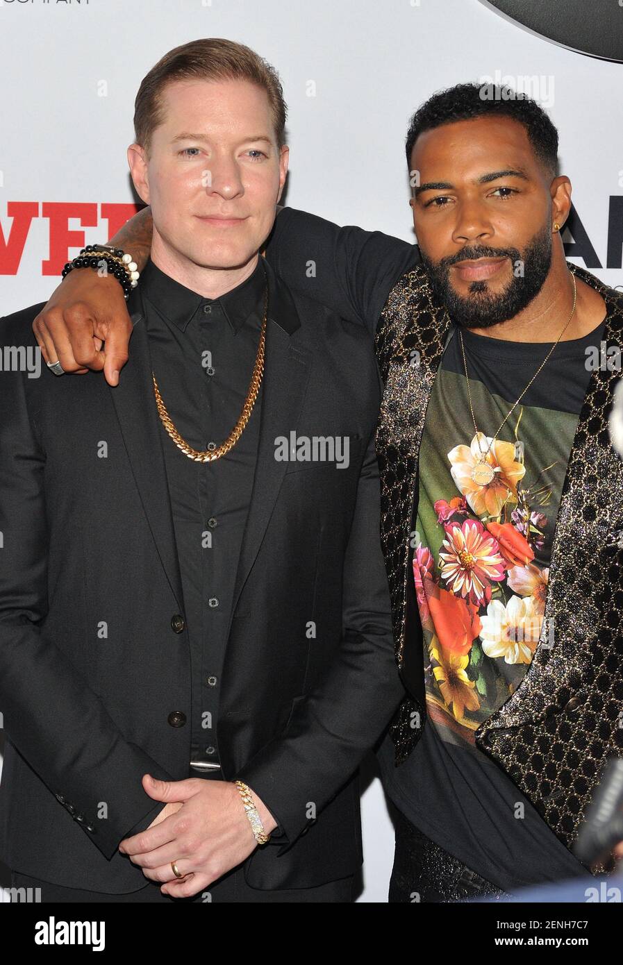 L-R: Actors Joseph Sikora and Omari Hardwick attend the final season ...