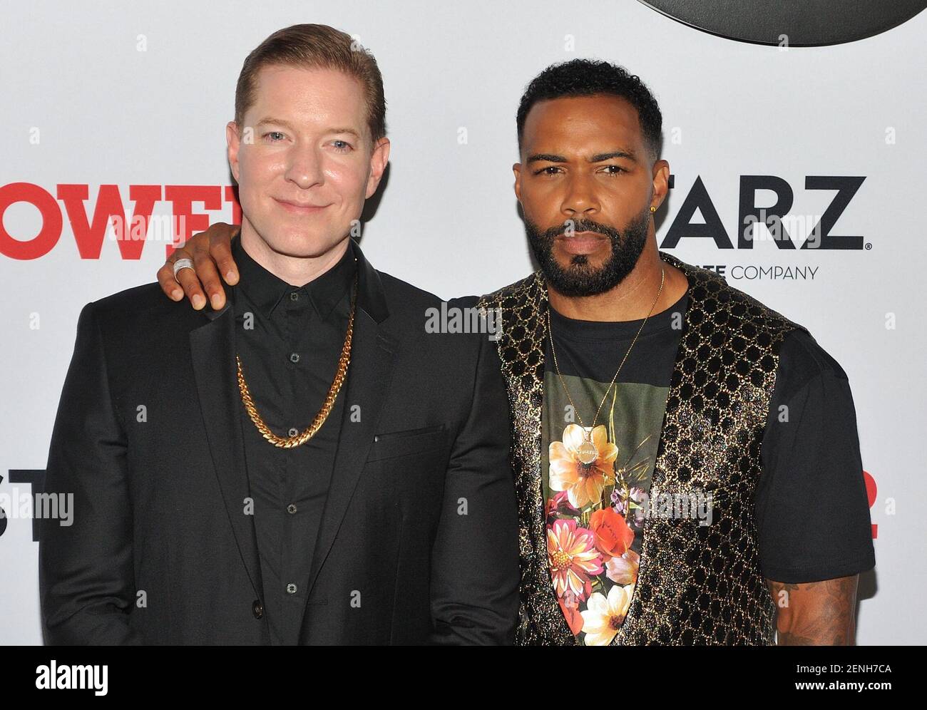 L-R: Actors Joseph Sikora and Omari Hardwick attend the final season ...