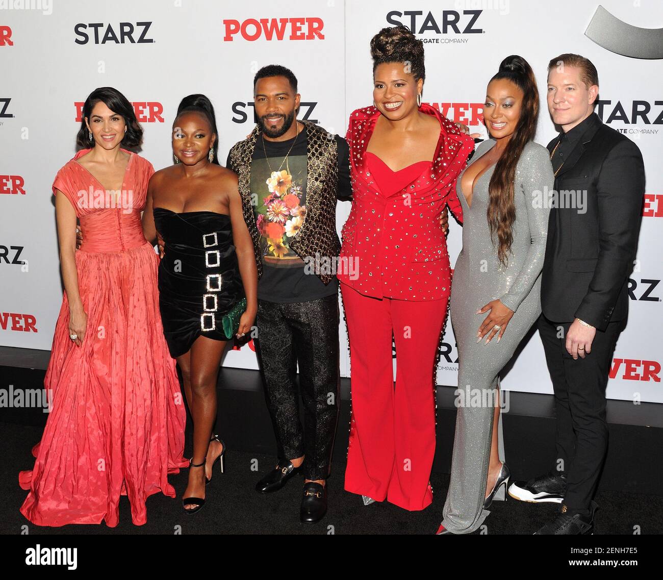 L-R: Actors Lela Loren, Naturi Naughton, Omari Hardwick, exec. producer ...
