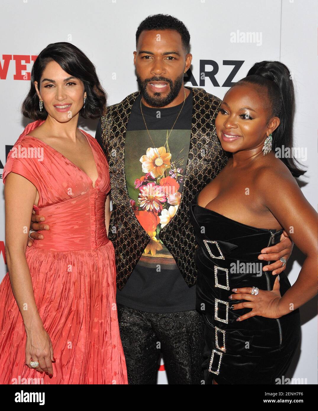 L-R: Actors Lela Loren, Omari Hardwick and Naturi Naughton attend the ...