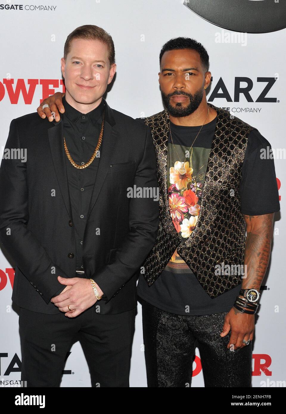 L-R: Actors Joseph Sikora and Omari Hardwick attend the final season ...