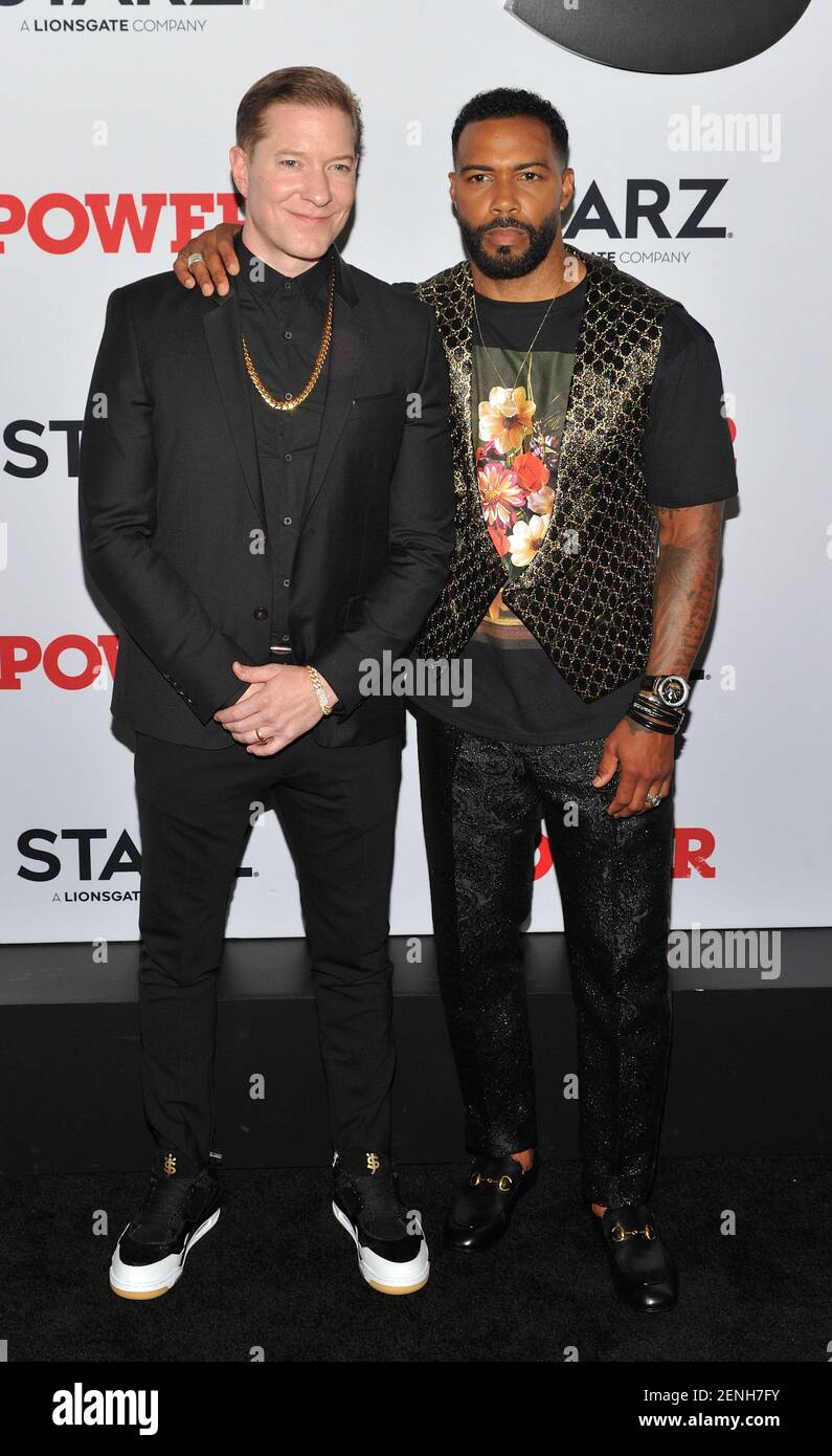L-R: Actors Joseph Sikora and Omari Hardwick attend the final season ...