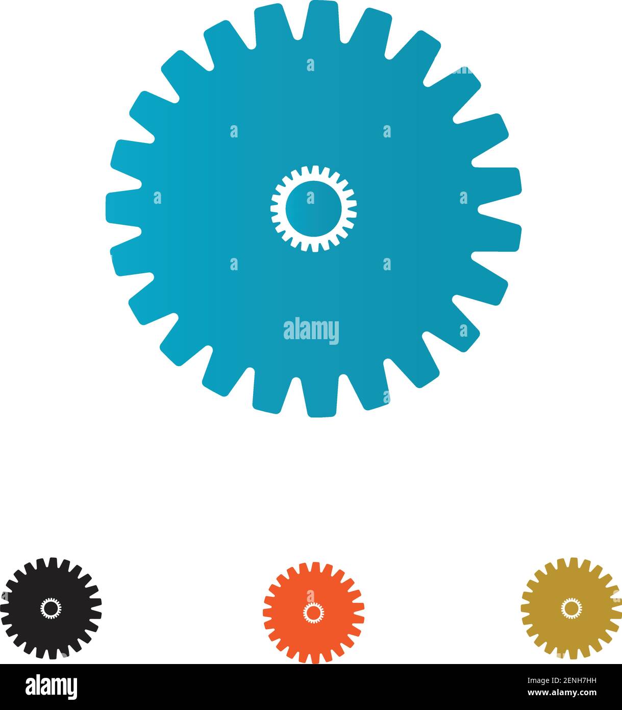 Gear Logo Template vector icon illustration design Stock Vector Image ...