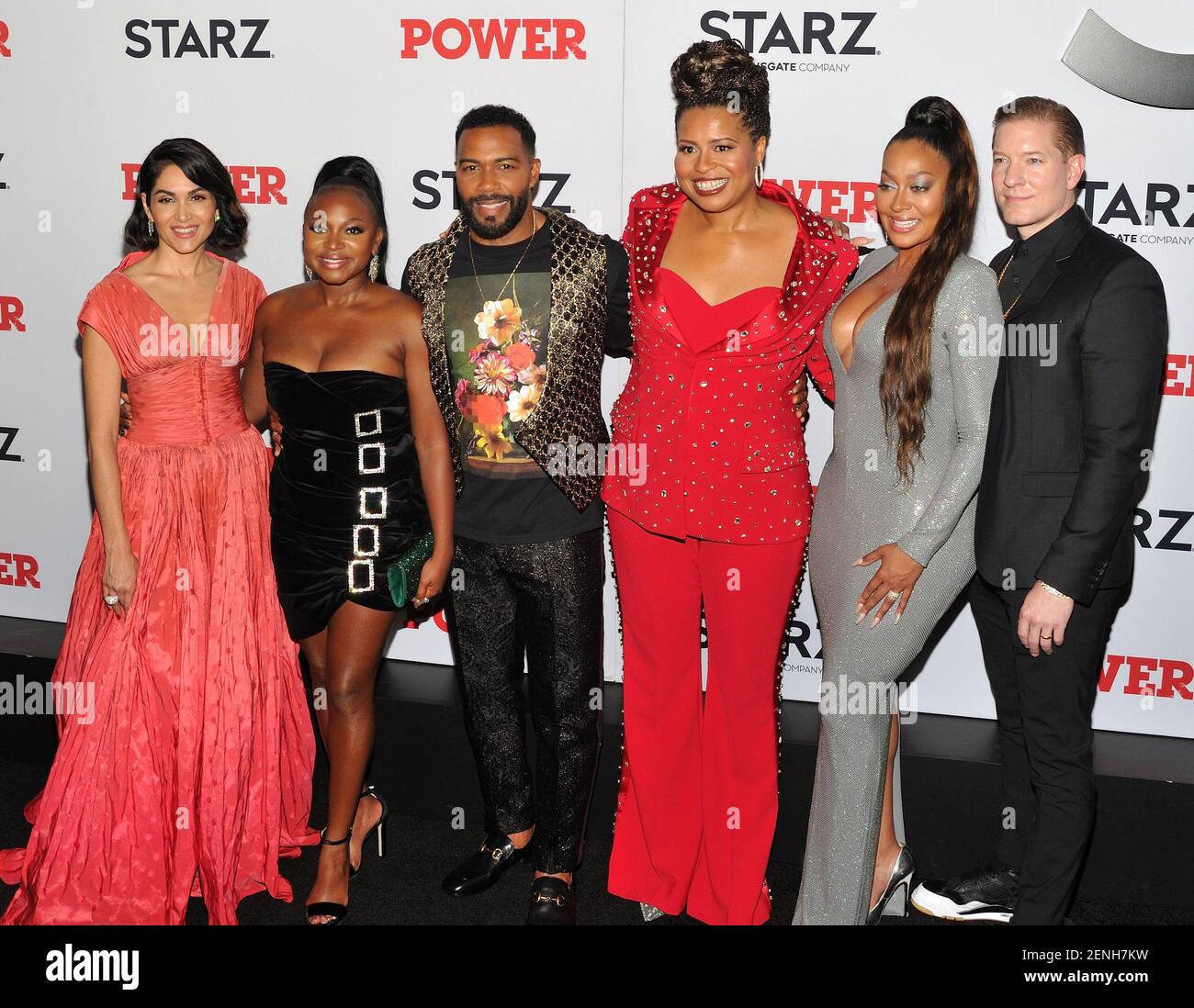 L-R: Actors Lela Loren, Naturi Naughton, Omari Hardwick, exec. producer ...