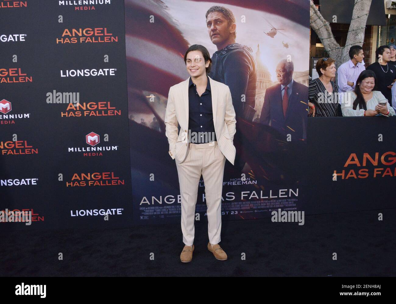 Jake T. Austin at the ANGEL HAS FALLEN World Premiere held at the ...