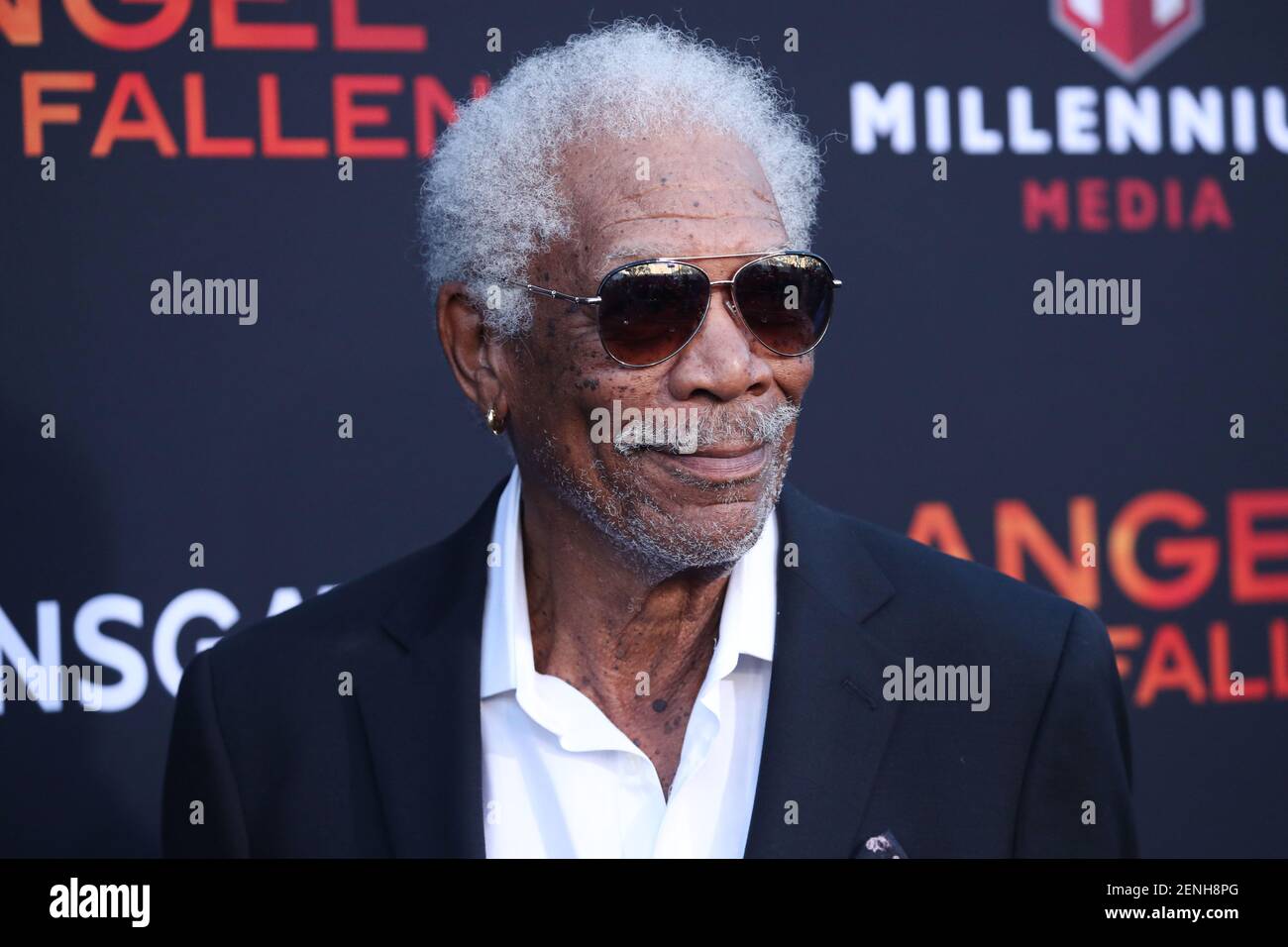 WESTWOOD, LOS ANGELES, CALIFORNIA, USA - AUGUST 20: Actor Morgan ...