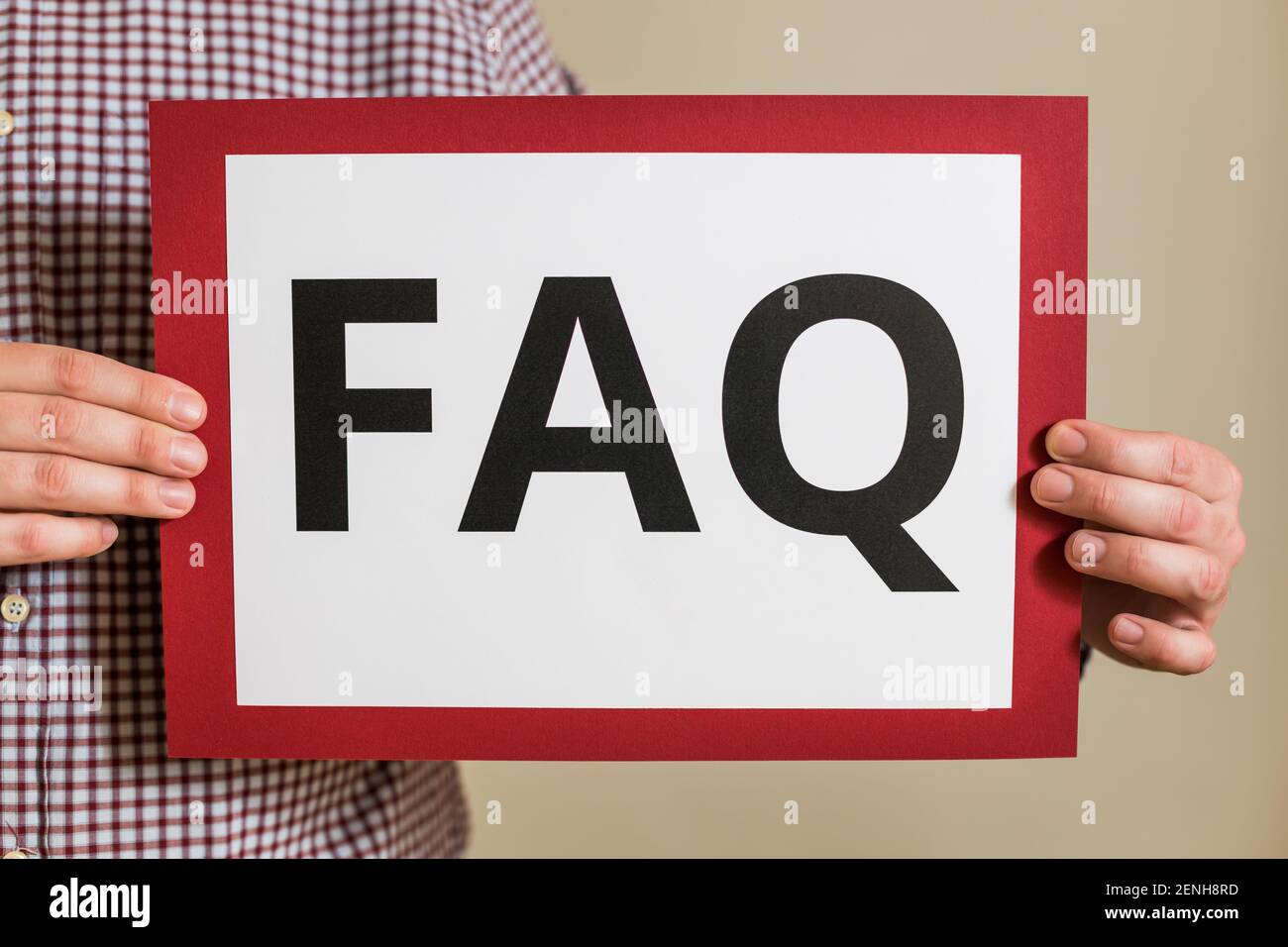 Faq image hi-res stock photography and images - Alamy