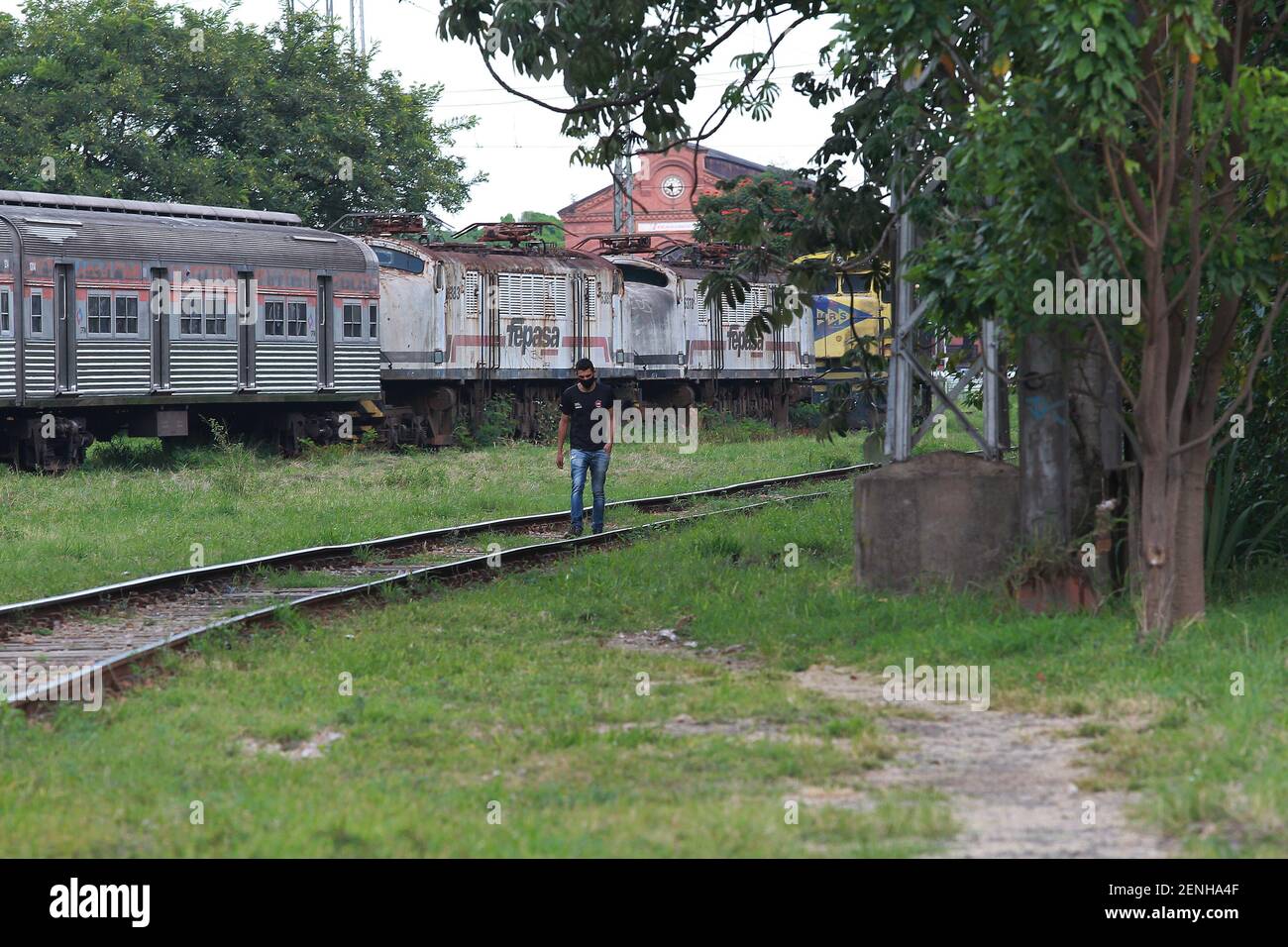 Campinas, Brazil. 26 Feb 2021: The Intercidades Train (TIC) project ...
