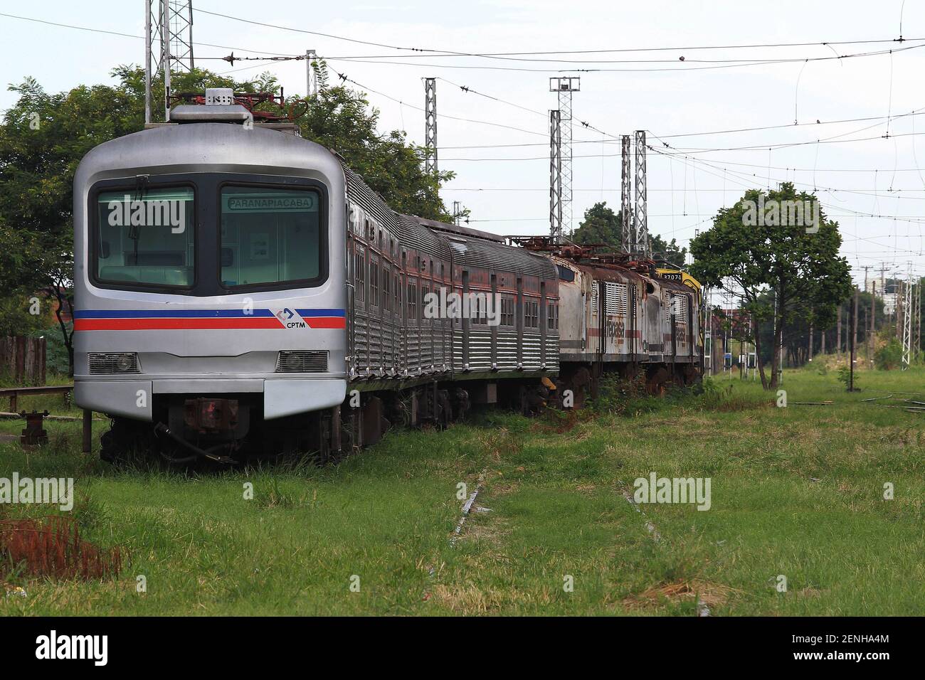 Campinas, Brazil. 26 Feb 2021: The Intercidades Train (TIC) project ...