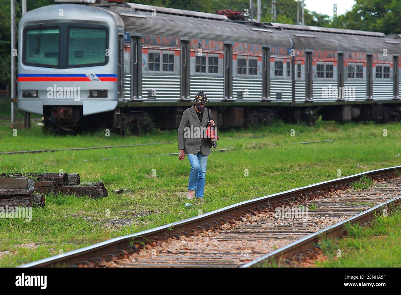 Campinas, Brazil. 26 Feb 2021: The Intercidades Train (TIC) project ...
