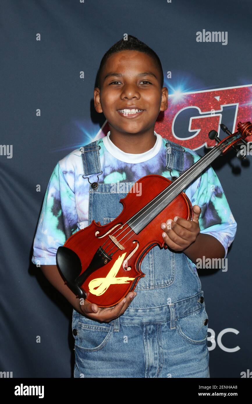 LOS ANGELES - AUG 20: Tyler Butler-Figueroa at the "America's Got ...