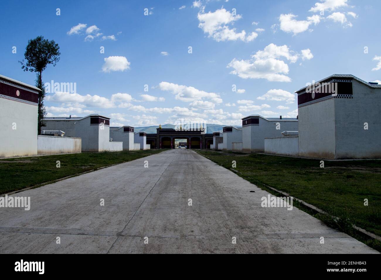 Sichuan ,CHINA-Gemo Temple , also known as Huiyuan temple, is one of ...