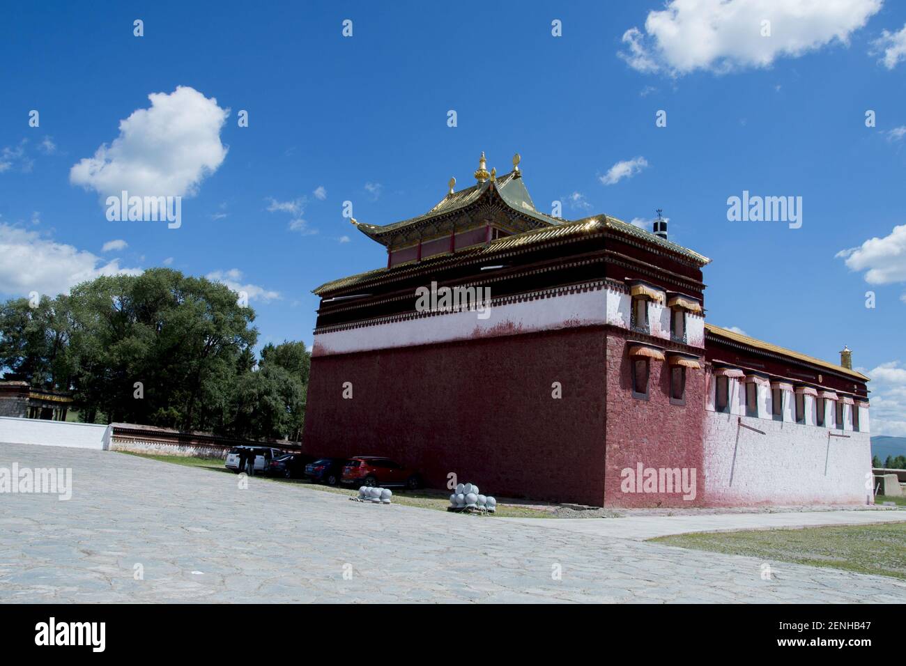 Sichuan ,CHINA-Gemo Temple , also known as Huiyuan temple, is one of ...