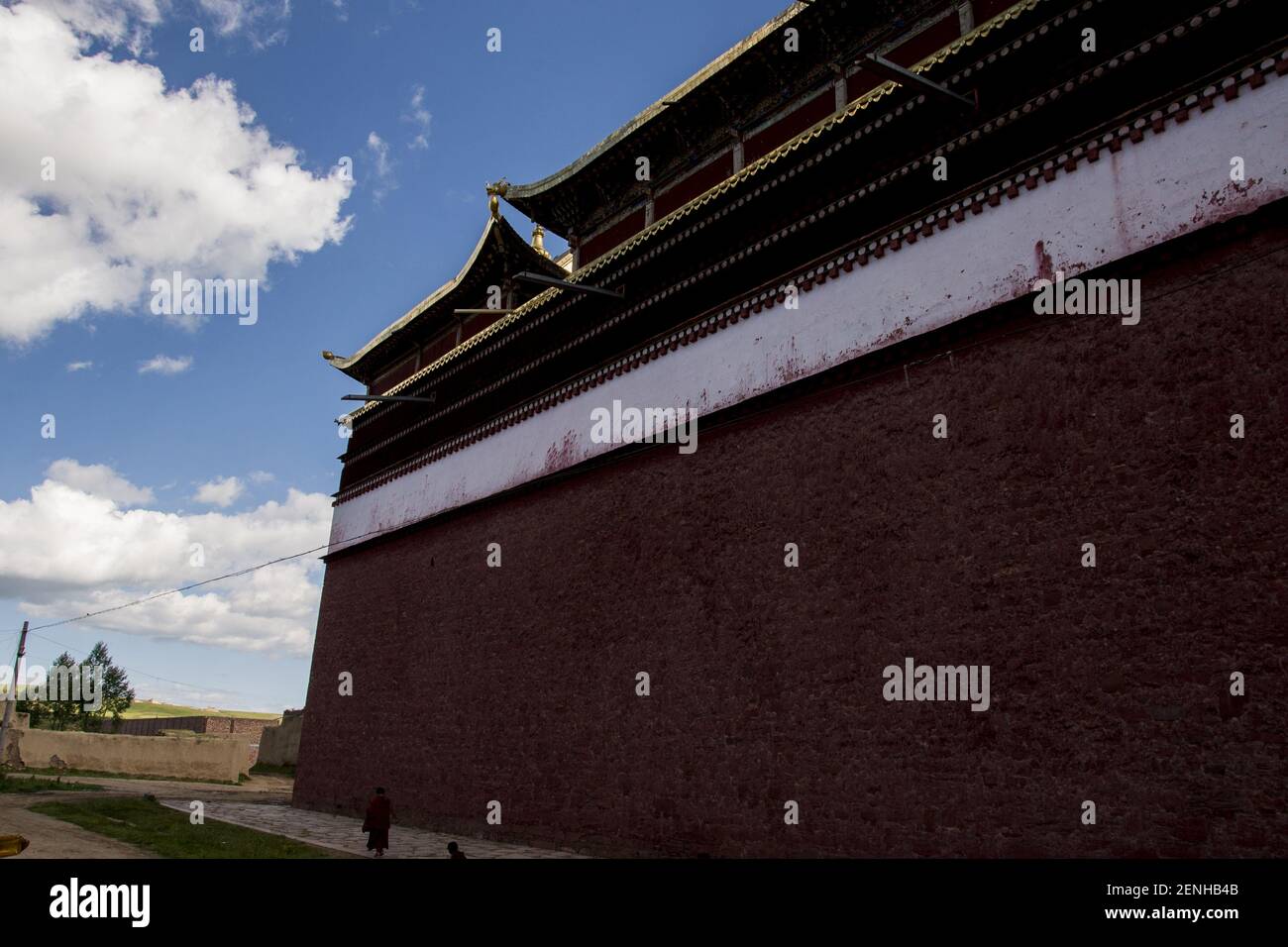 Sichuan ,CHINA-Gemo Temple , also known as Huiyuan temple, is one of ...