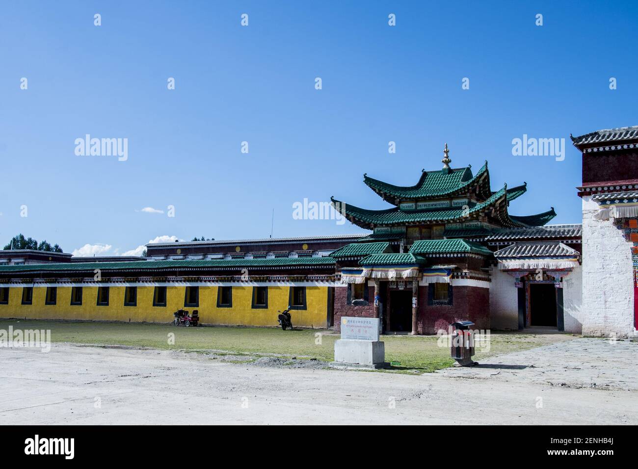 Sichuan ,CHINA-Gemo Temple , also known as Huiyuan temple, is one of ...