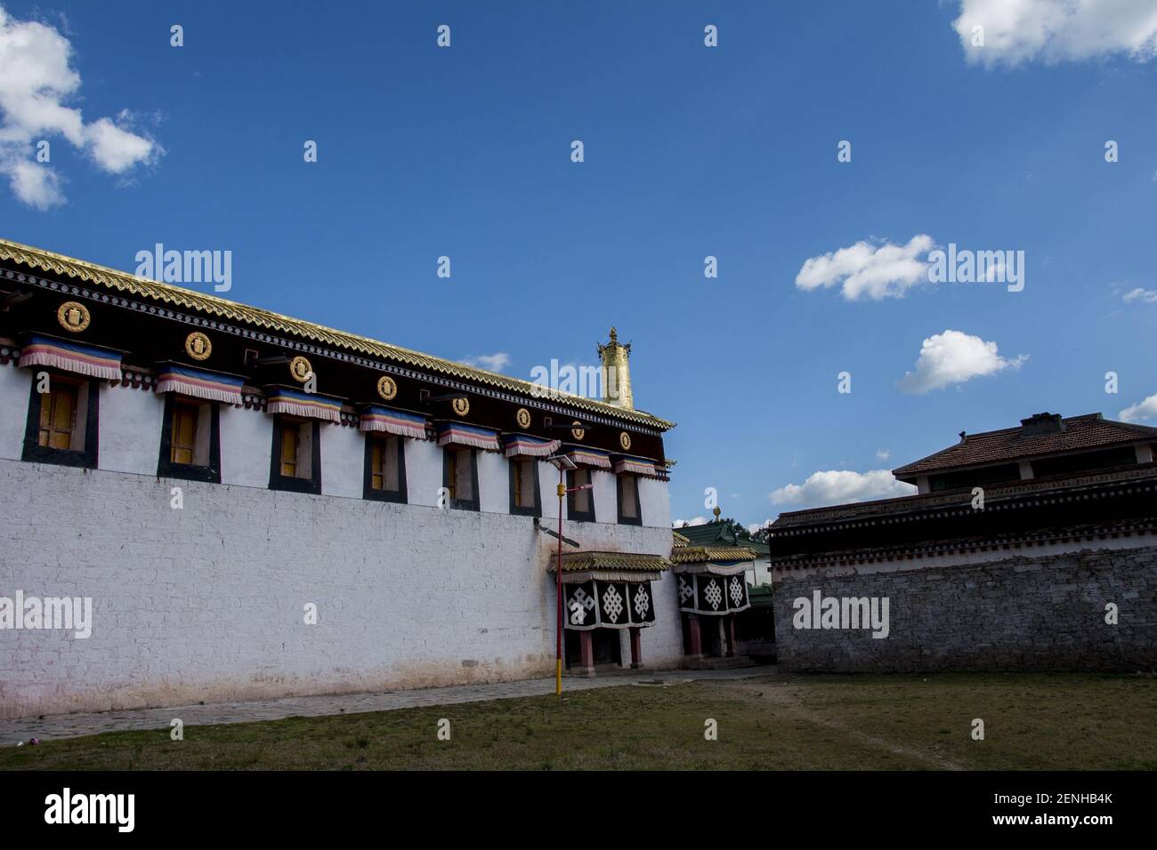 Sichuan ,CHINA-Gemo Temple , also known as Huiyuan temple, is one of ...