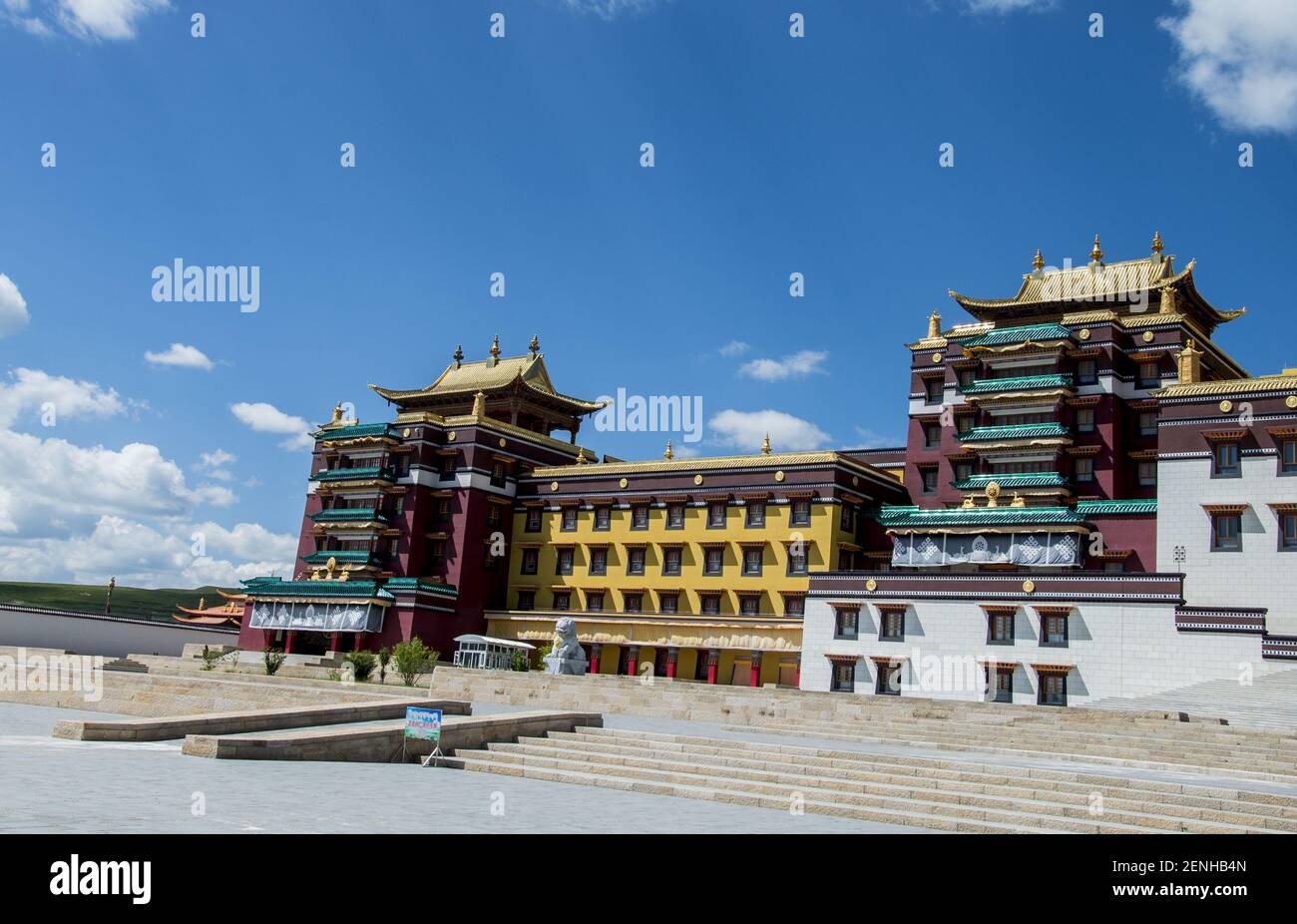 Sichuan ,CHINA-Gemo Temple , also known as Huiyuan temple, is one of ...