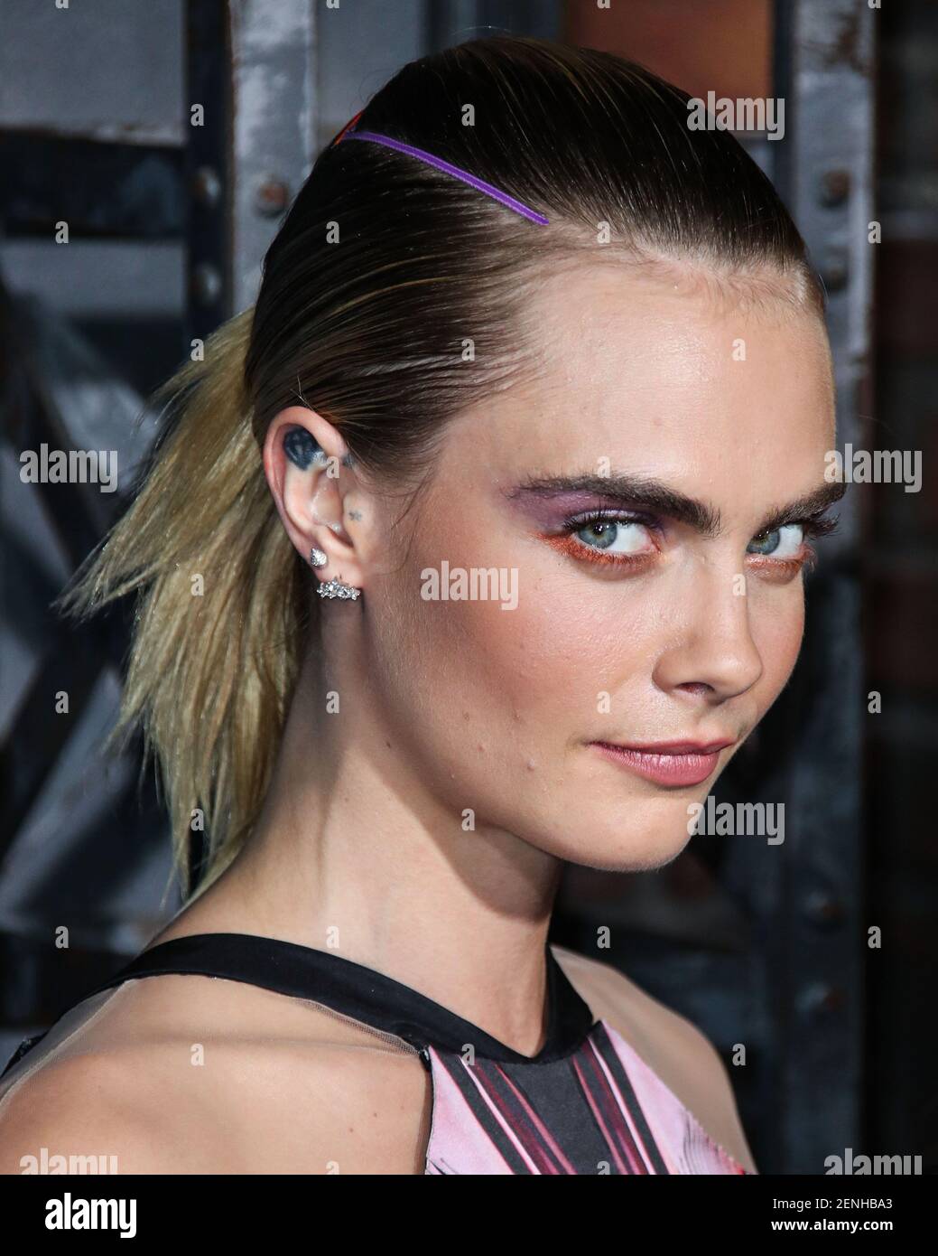 HOLLYWOOD, LOS ANGELES, CALIFORNIA, USA - AUGUST 21: Actress/model Cara ...
