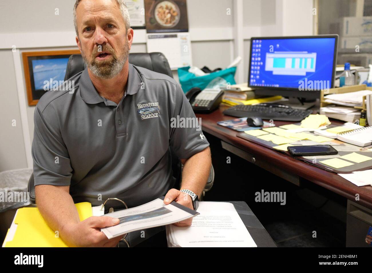 Steve Rash, owner and president of Water Street Seafood in Apalachicola ...