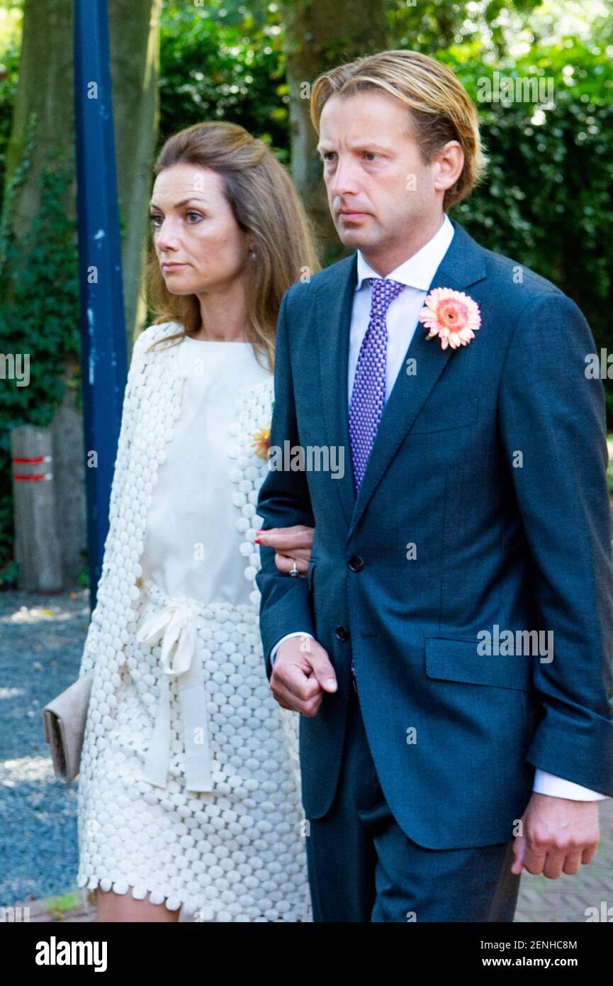Princess Aimee and Prince Floris during the funeral procession from the ...
