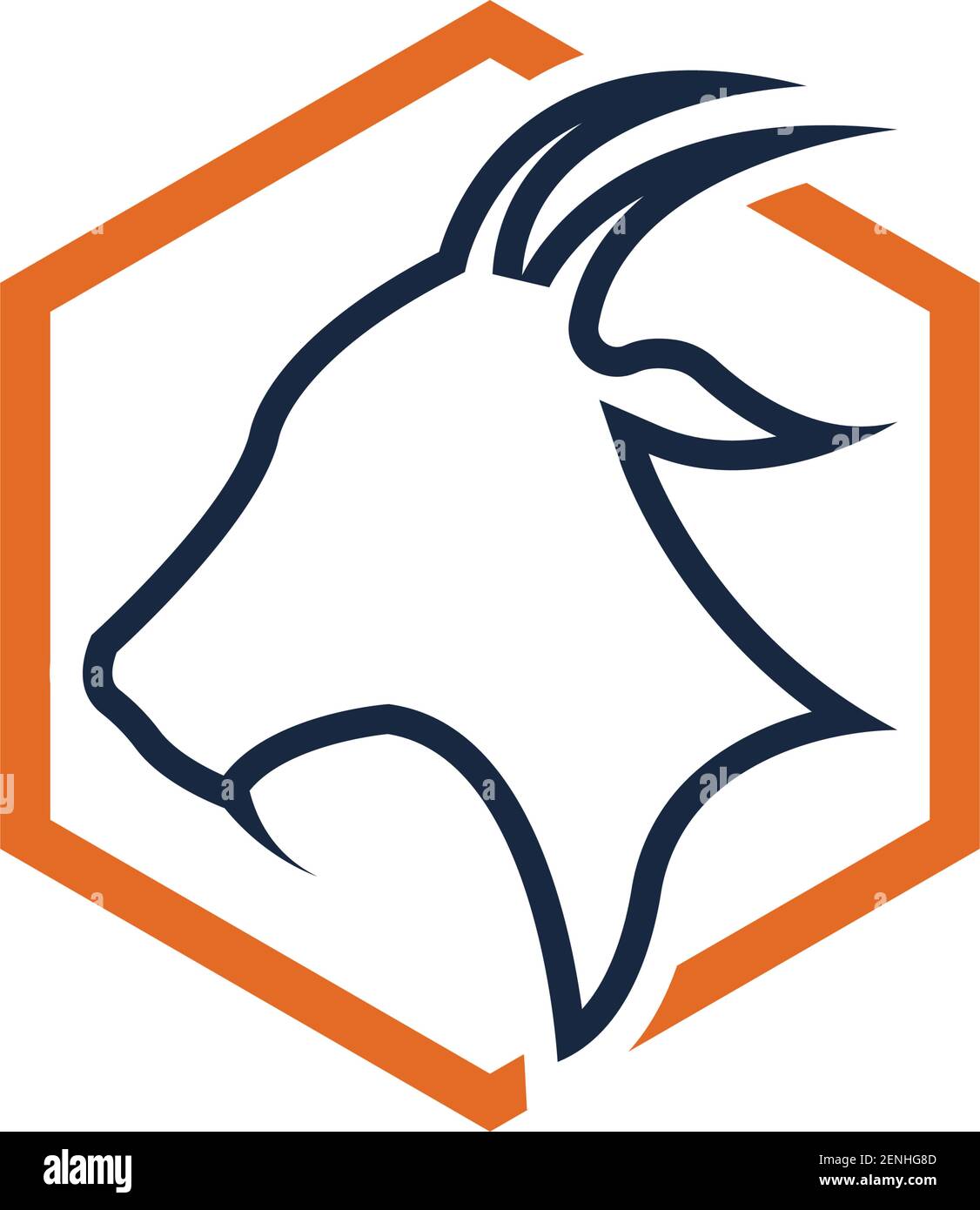 Goat Logo Template vector icon illustration design Stock Vector Image ...